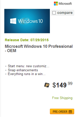 Windows 10 Pro - OEM ของแท้ 100% ใช้ได้ 1 เครื่อง