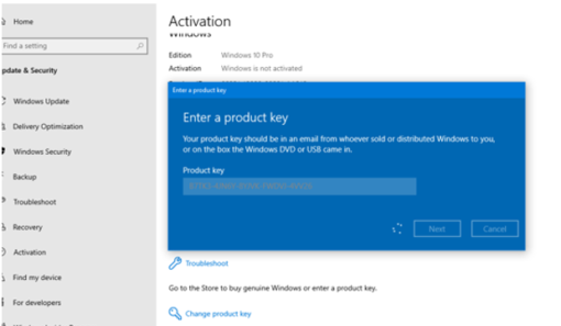 คีย์ windows หมดอายุ อยากใส่คีย์แท้โดยไม่ต้องลงวินโดว์ใหม่